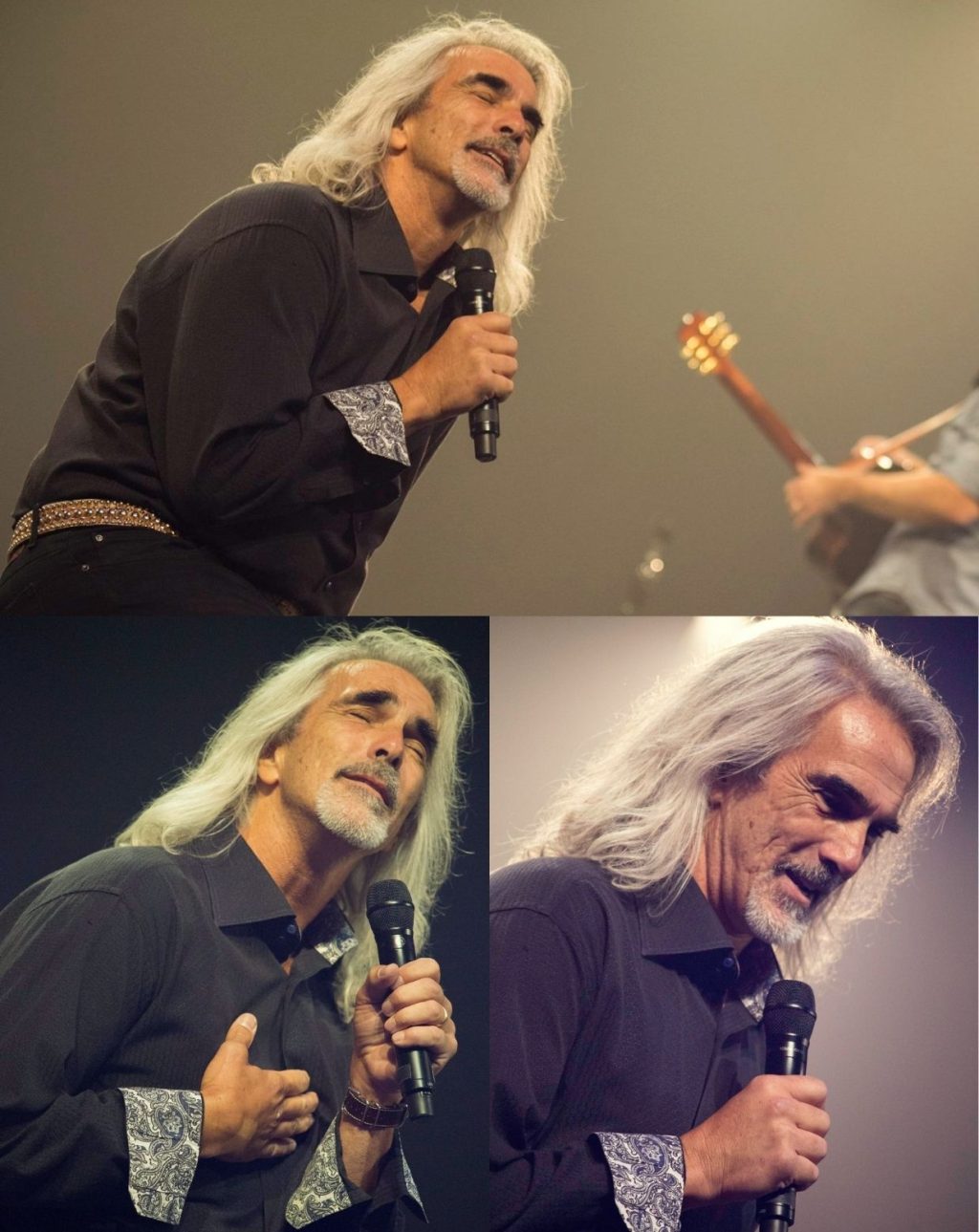 Under the gentle wash of the stage lights, Guy Penrod walked forward ...