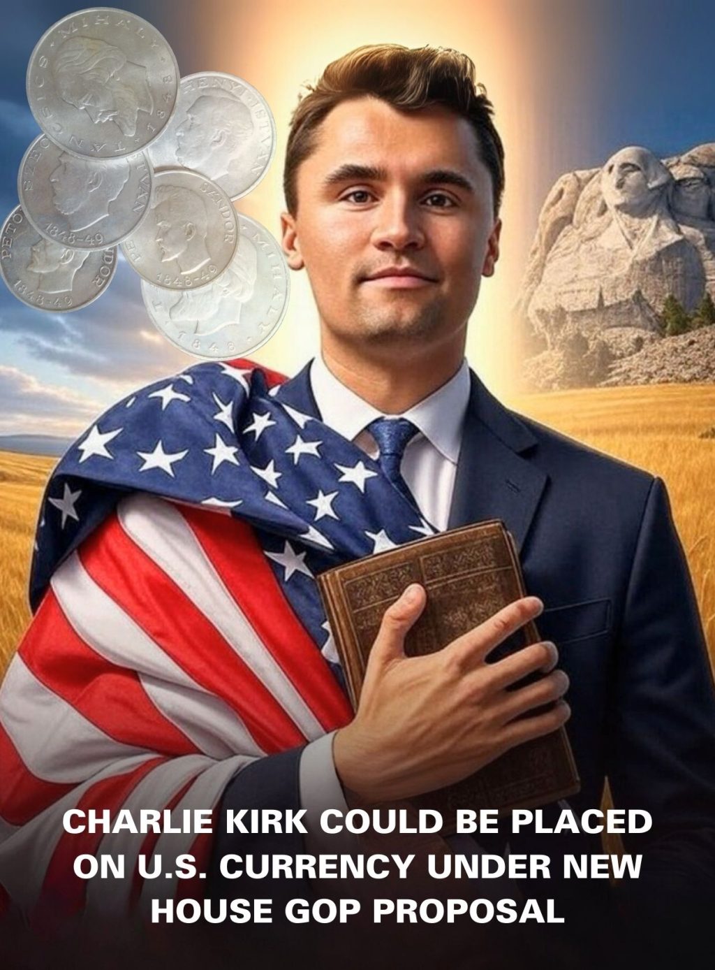 JUST IN: Bill to Mint 400,000 Silver Dollar Coins With Charlie Kirk’s ...
